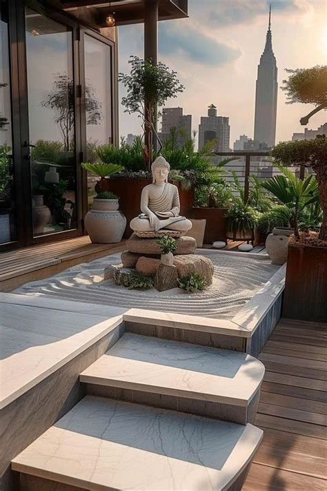 Pin By Hardeep Singh Benipal On Budha Themes In 2025 Terrace Garden Design Zen Garden Design