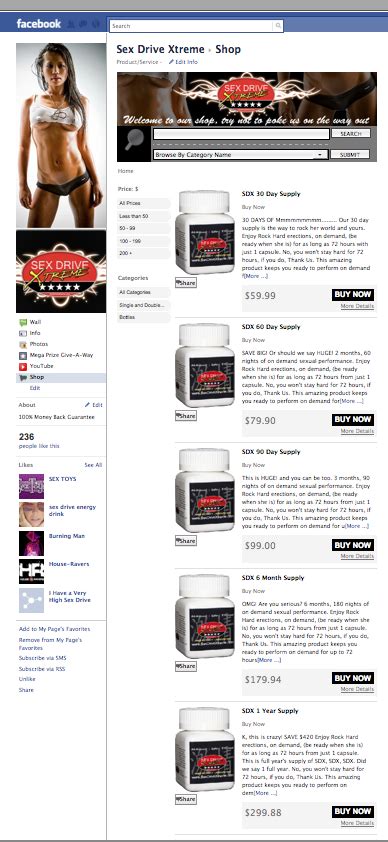 Sex Drive Energy Drink Facebook Fan Page By Ryan Stango At