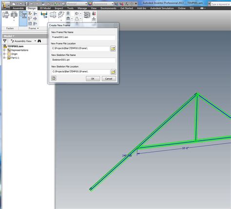 solved frame generator not inserting part autodesk community