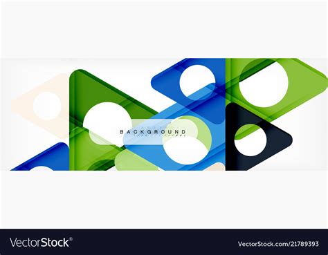 Abstract Geometric Background Modern Overlapping Vector Image