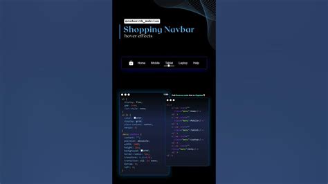 shopping navbar codewith muhilan css coding youtube
