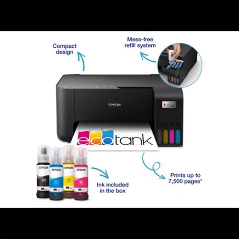 Epson Ecotank Printer A4 Black Et 2860