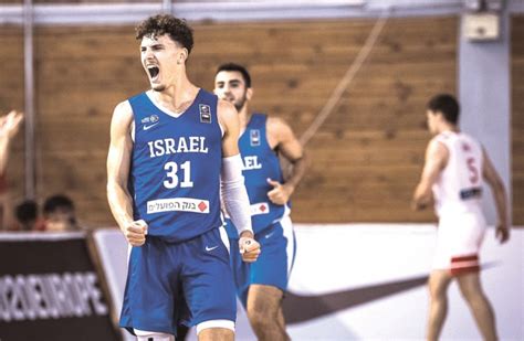 Israels U20 Basketball Team Beats Germany Advances To Semifinals