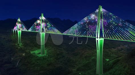 平塘特大桥桥梁灯光1920x1080高清视频素材下载编号7984544实拍视频光厂vj师网