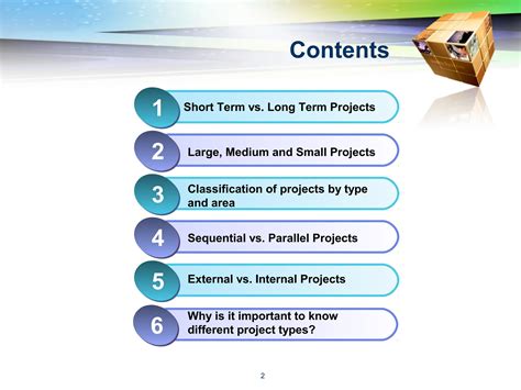 Project Categories In Project Management PDF