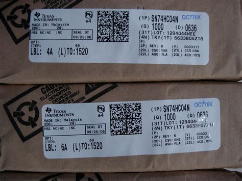 SN HC N HEX INVERTERS TI New Part Datasheet Offer Sumzi Electronics Co Ltd