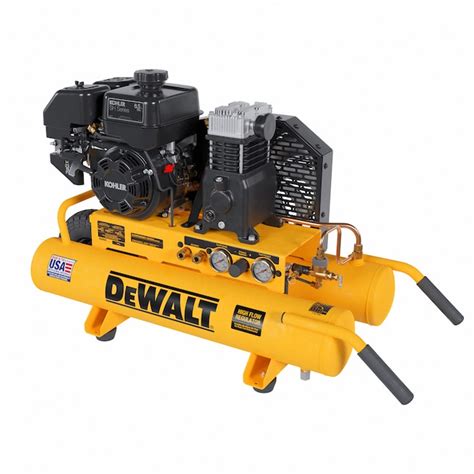 Dewalt 8 Gallon Portable Gas 175 Psi Horizontal Air Compressor
