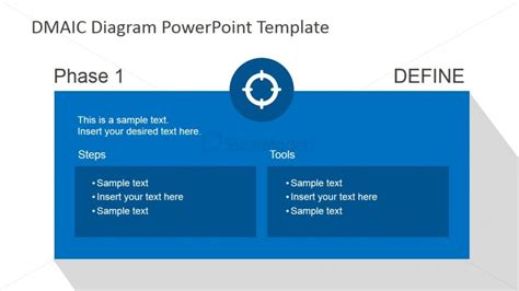DMAIC Define Slide Design For PowerPoint SlideModel