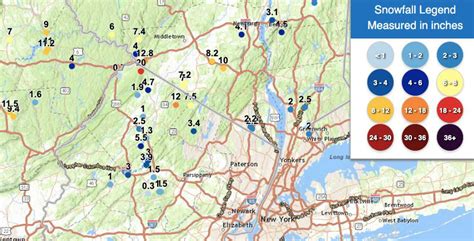 Snow Totals Climb To Nearly 20 Inches Check How Much Snow Your Area Got