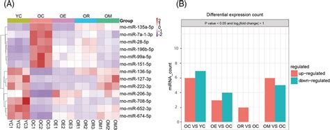 Heatmap A And Vertical Histogram Of Differentially Expressed Download Scientific Diagram