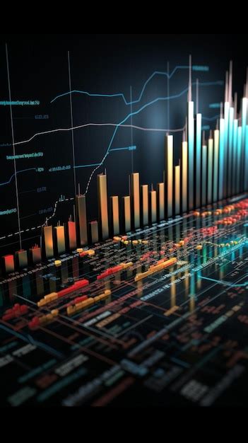 Premium Photo Corporate Insights Financial Charts And Graphs In A