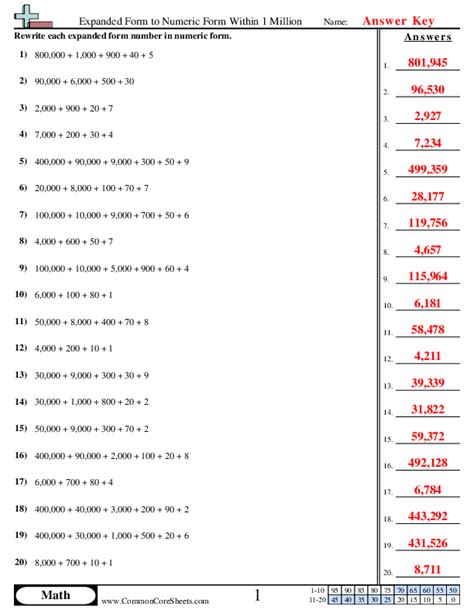 Expanded Form With Decimals