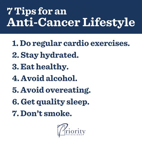 Living An Anti Cancer Lifestyle 7 Tips To Reduce Your Risk