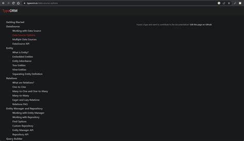 Not Able To See Anything On Website · Issue 9918 · Typeorm Typeorm · Github