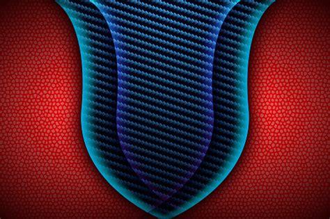 신비한 깊은 빨간색 배경과 동적 효과 광고 마케팅 브로셔 배너 벽지 모바일 스크 리에 대한 프리젠 테이션 템플릿과 파란색 활기찬 그라데이션 0명에 대한 스톡 벡터 아트 및