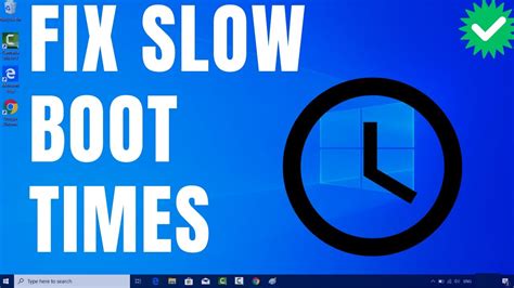 how to fix slow boot times in windows 10 11 youtube