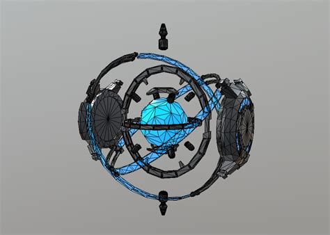 3d Power Sphere Gyroscope Turbosquid 1325899