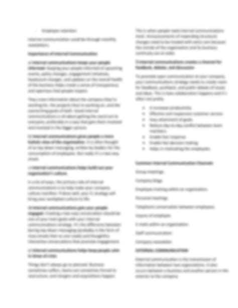 Solution Classification Of Communication Types Of Communication