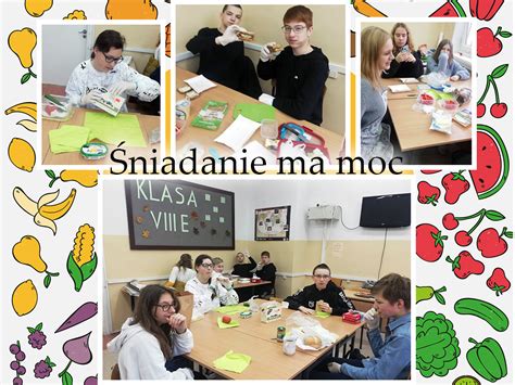 Śniadanie Ma Moc W Klasie 8e Szkoła Podstawowa Nr 25 W Olsztynie