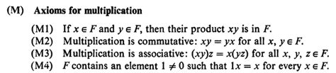 Real Analysis Why It Is Specified That 1 0 As A Part Of An Axiom Of