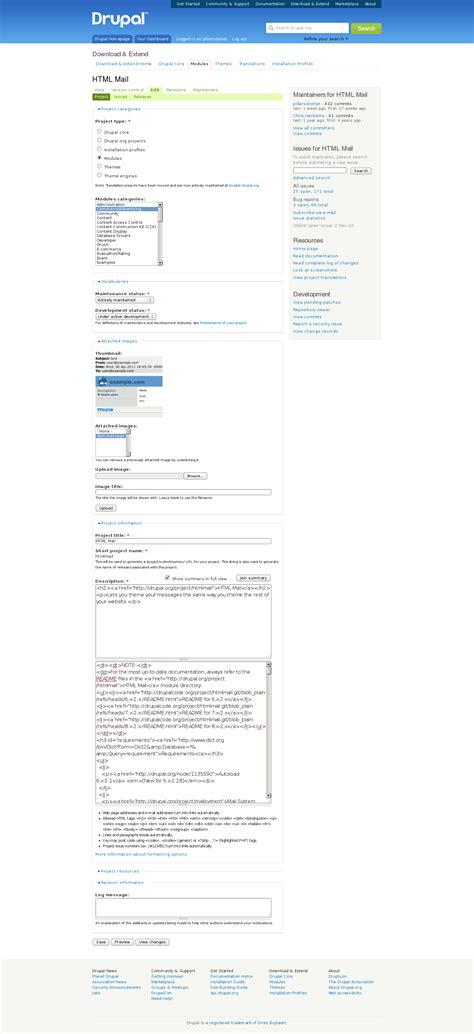 Screenshot Sprint Drupal Groups