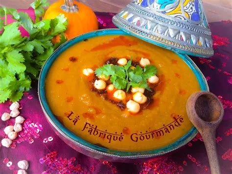 Soupe Marocaine Aux Pois Chiche Et Potiron