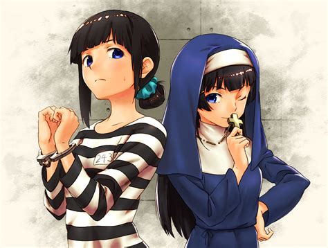 Tsukino Mito And Suzuka Utako Nijisanji Drawn By Es Donnerschlag Danbooru