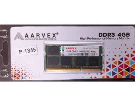 Aarvex Laptop Ram 4gb Ddr3 1333 Mhz P 1345 Ddr3 Random Access Memory