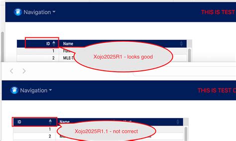 Xojo2025r11 Weblistbox With Datasource Column Header Right Justification Issue Web Xojo