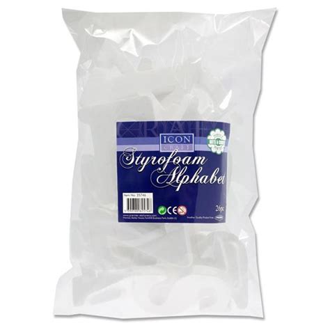 Styrofoam Alphabet 26 Pack