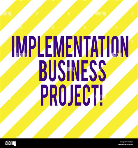 Word Writing Text Implementation Business Project Business Concept For Process Of Executing A