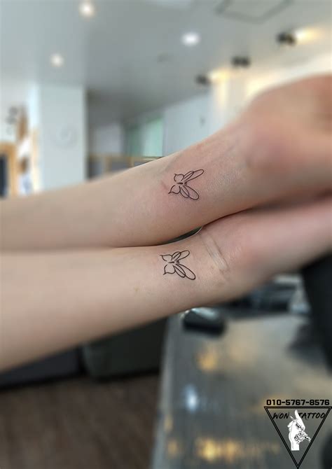 공주타투 Wontattoo 친구끼리 사이좋게🦋사이가 좋았던 가