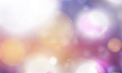 Beautiful Bokeh Circles Abstract Background Stock Illustration