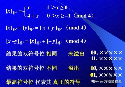 补码运算溢出检测及解决方法 知乎