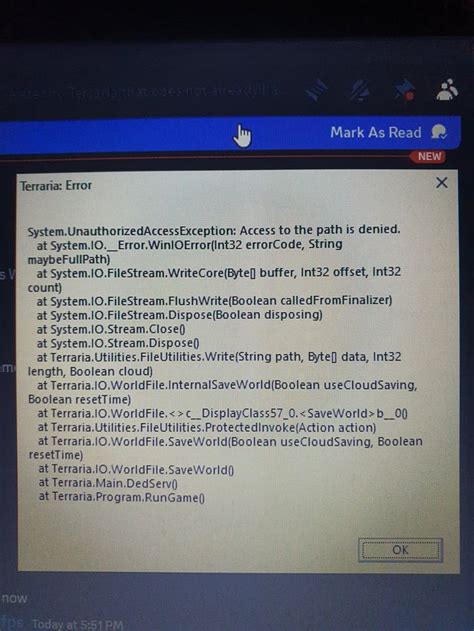 My Game Keeps On Crashing Can Anyone Help Rterraria