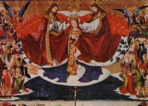 Quarton Enguerrand Le Couronnement De La Vierge Analyse Du Tableau Les Arts Vierge Art