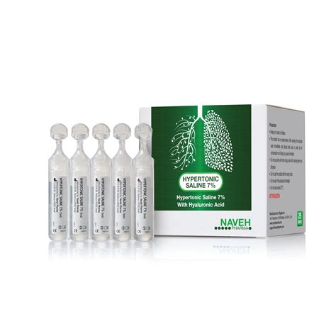 Buy Naveh Hypertonic Saline Solution 7 Hyaluronic Nebulizer Diluent For Inhalators And