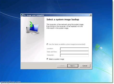 How To Restore Windows Using A System Image Backup