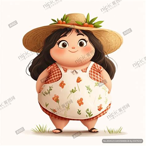 ai创作图卡通小胖妞 q版胖女孩 古代胖女孩 卡通微胖女人女性 胖妹 贪吃胖妞卡通 胖胖的小女孩 胖大海装插画 卡通杂粮女孩 卡通胖丫 大胖妞