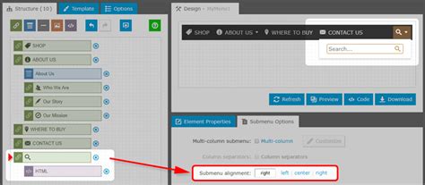 search bar how to add it to website navigation bar