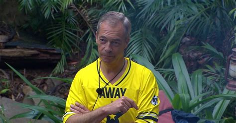 Itv Im A Celebs Nigel Farage Warned About Stripping Off As Daughter