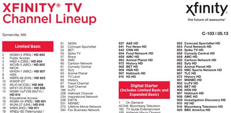 Xfinity Music Channels Printable Tosh I Rasmussen