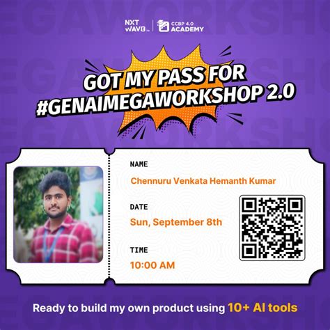 Venkata Hemanth Kumar On Linkedin Genaimegaworkshop Nxtwave