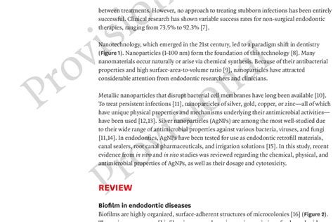 Metallic Nanoparticles That Can Be Used For Endodontic Disinfection Download Scientific Diagram