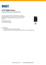 S FS TRMSA Sensor ONSET PDF Catalogs Technical Documentation Brochure