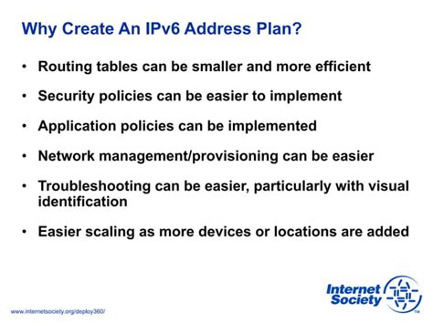 IPv Address Planning PPT
