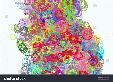 Conceptual Background Motion Particle Random Pattern Stock Vector Royalty Free 671424256