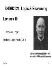 Master Predicate Logic Validity Proofs Quantifier Rules Course Hero