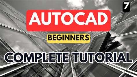 Autocad Complete Tutorial For Beginners Part 7 Array Extra Modify Commands Youtube