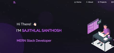 Sajithlal Santhosh On Linkedin Portfolio Webdevelopment